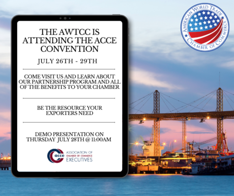 We are attending the ACCE Convention - AWTCC